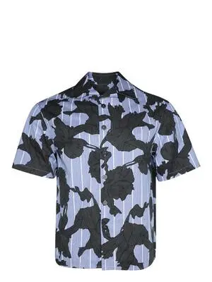 Neil Barrett Bowling Shirt - Blue
