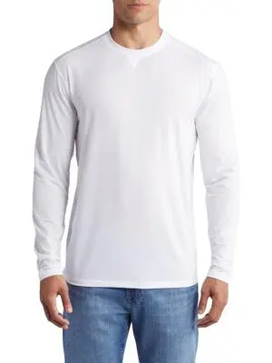 Johnnie-o Johnnie-O Course Long Sleeve Performance T-Shirt White