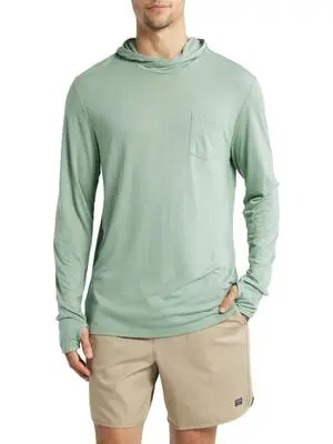FREE FLY Lightweight Upf 20+ Hoodie - Palm Green