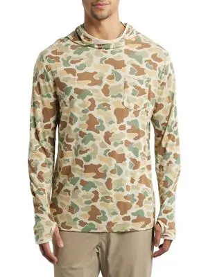 FREE FLY Lightweight Upf 20+ Hoodie - Vintage Camo
