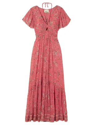 ISABEL MARANT Isabel Marant Agathe Floral-Print Maxi Dress