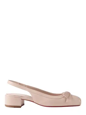 CHRISTIAN LOUBOUTIN Mamaflirt Slingback Pumps - Cream