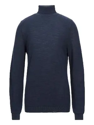 BROOKSFIELD Turtleneck Knit Top - Blue