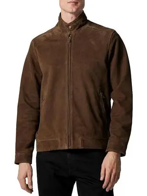 Rodd & Gunn Glen Massey Suede Jacket - Brown