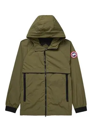 Canada Goose Faber Logo-appliquéd Acclimaluxe Hooded Jacket - Green