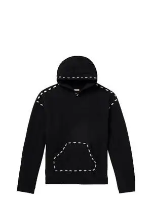 Kapital Marionette Printed Cotton-jersey Hoodie - Black