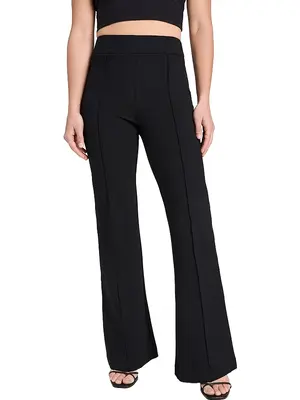 Spanx Hi-rise Flare Petite Perfect Pants - Classic Black