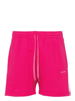P.a.r.o.s.h Striped Jersey Shorts - Pink
