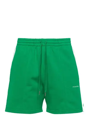 P.a.r.o.s.h Striped Jersey Shorts - Green