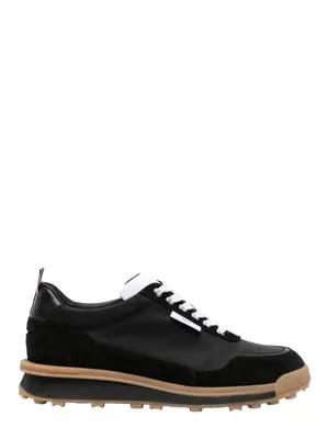 Thom Browne Alumni Panelled Sneakers - Black