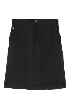 Saint Laurent Twill-weave Mini Skirt - Black