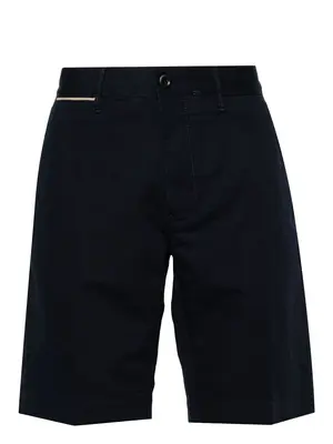 Incotex Linen-blend Chino Shorts - Blue