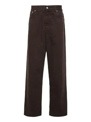 Séfr Mid-rise Straight-leg Jeans - Brown