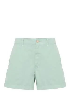 Polo Ralph Lauren Logo-embroidered Cotton Shorts - Green