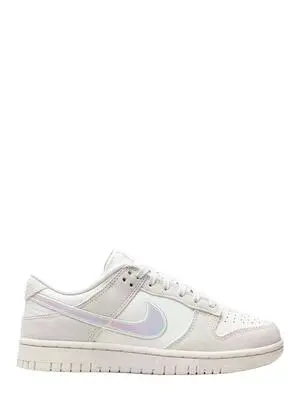 Nike Dunk Low Iridescent Swoosh Sneakers - White