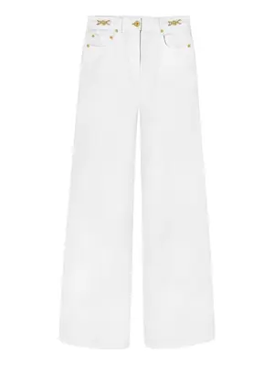 Versace Mid-rise Flared Jeans - White