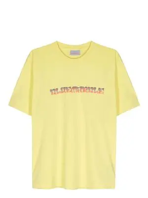 BLUEMARBLE Uolucky Logo-print T-shirt - Yellow