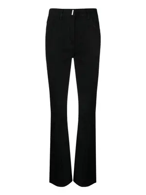 Givenchy High-waisted Flared Jeans - Black