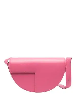 PATOU Le Leather Shoulder Bag - Pink