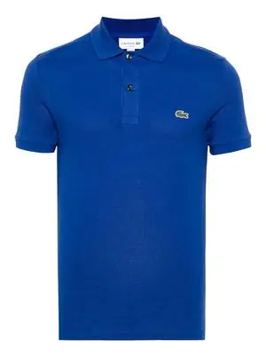 Lacoste Logo-patch Cotton Polo Shirt - Blue