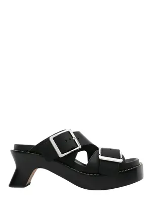 Loewe 70mm Ease Buckle-straps Mules - Black