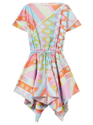EMILIO PUCCI PUCCI Vivara-Print Cotton Minidress