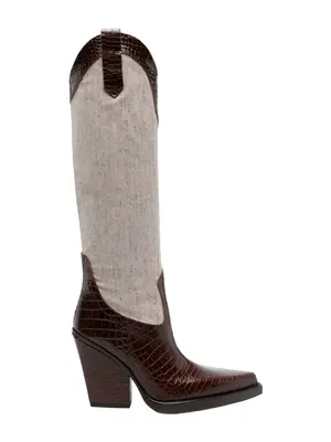 Paris Texas El Dorado 100mm Boots - Brown