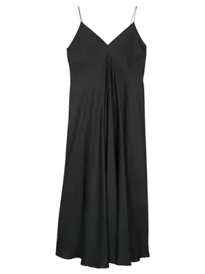 RÓHE Asymmetric Silk Dress - Black