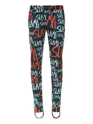 AMIR SLAMA Stirrup Track Trousers - Black