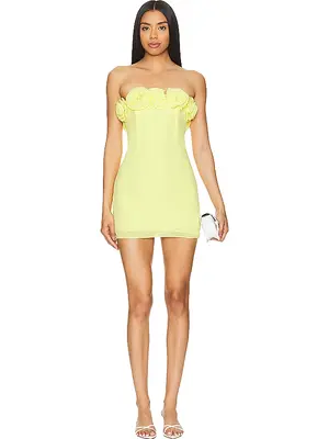 LOVERS AND FRIENDS Jemma Mini Dress - Yellow