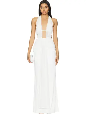 Nbd Ilta Maxi Dress - White