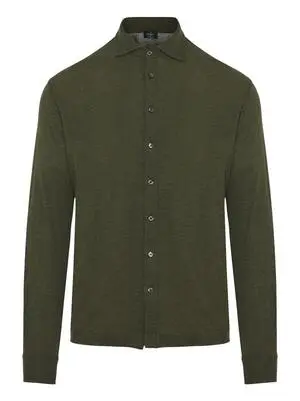 BARBA NAPOLI Button-up Shirt - Green