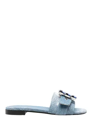 Roberto Festa Fade Denim Slides - Blue