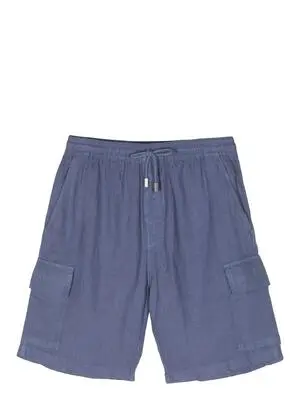 Vilebrequin Linen Cargo Shorts - Blue