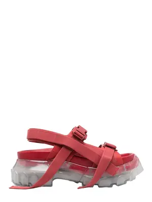 Rick Owens Tractor Chunky Sandals - Red