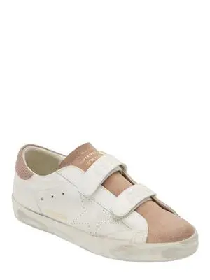 Golden Goose Old School Low Top Sneakers - White/pink