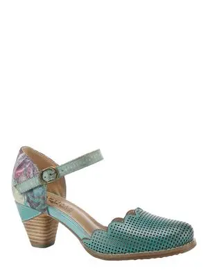 SPRING STEP SHOES Parchelle Pump - Sky Blue Multi