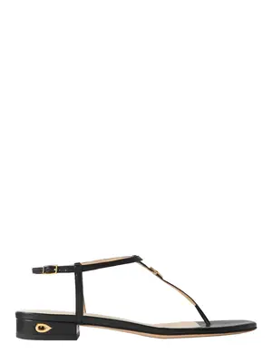 Jennifer Chamandi Pietro 20 Leather Sandals - Black