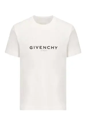 Givenchy Slim Fit Logo T-shirt - White