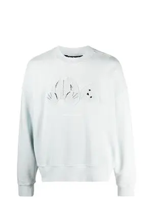 Palm Angels Teddy Bear Patch Sweatshirt - White
