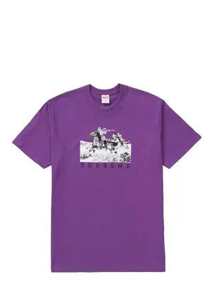 Supreme Riders Tee Shirt Purple
