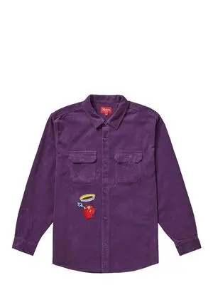 Supreme Gonz Corduroy Work Shirt - Purple