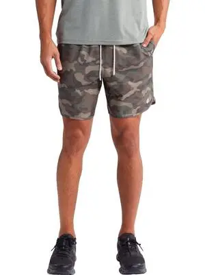 FREE FLY Reverb Hybrid Performance Shorts - Woodland Camo Print