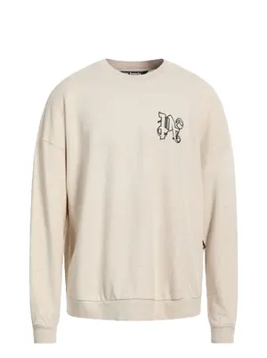 Palm Angels Crewneck Sweatshirt - Beige
