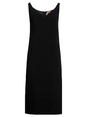 N°21 Midi Flared Dress - Black