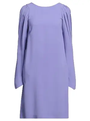 N°21 Mini Flared Crepe Dress - Purple