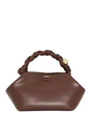 GANNI Small Bou Cross Body Bag - Brown