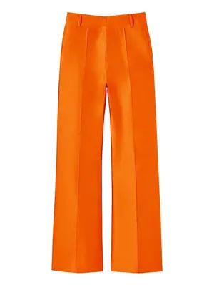 DESTREE Yoshi Pressed-crease Trousers - Orange