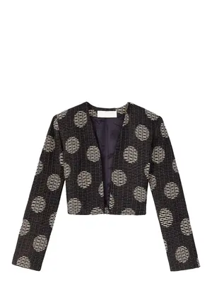 DESTREE Helmut Printed Blazer - Black