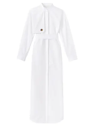 DESTREE Hans Cotton Midi Dress - White